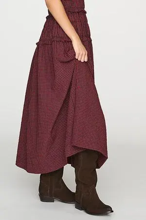 RAISONNEL Sleeveless Smocked Maxi Dress
