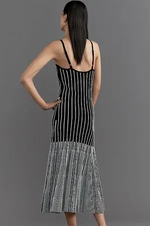 Anthropologie Strapless Sweater Midi Dress