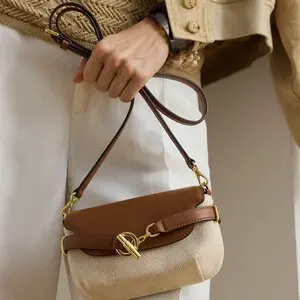 Ralph Lauren Gold Tone Cross Body Bags