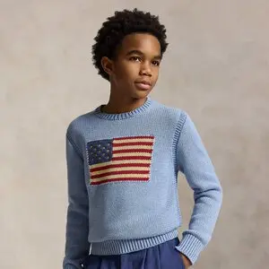 Ralph Lauren Heathered Iconic Flag Sweater