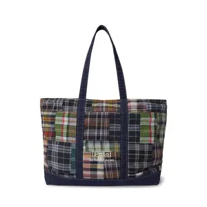 Ralph Lauren Patchwork Madras Tote