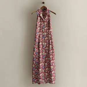 Ralph Lauren 1993 Floral Silk Shirtdress - Multi