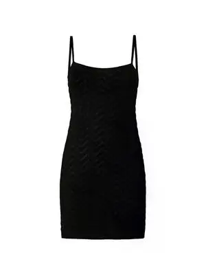 Missoni Chevron-pattern Minidress - Black