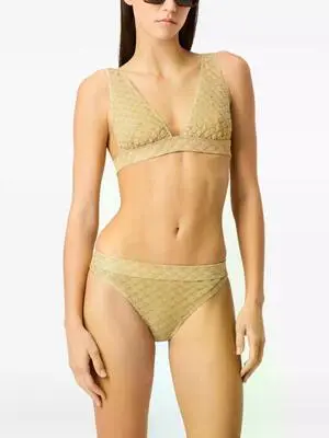 Missoni Textured Two-piece Bikini Set - Gold