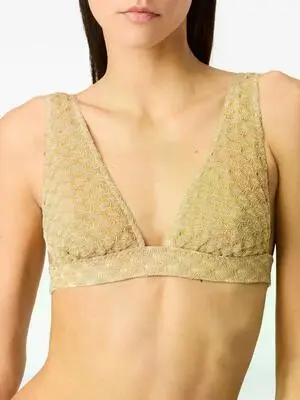 Missoni Textured Two-piece Bikini Set - Gold
