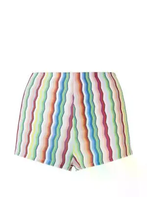 Missoni Striped Mini Shorts - Pink