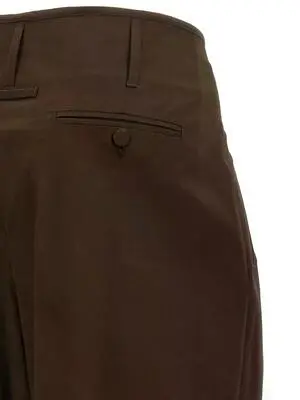 DARKPARK Belt-loop Turn-up Trousers