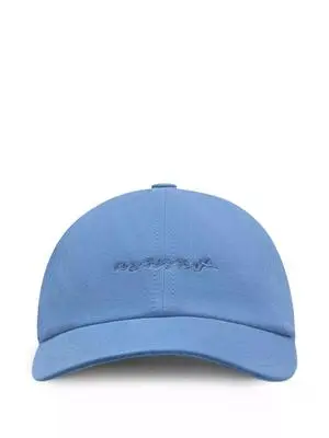 Isabel Marant Logo-embroidered Baseball Cap - Blue