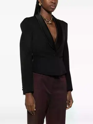 Alexander McQueen Shawl-lapel Fitted Blazer