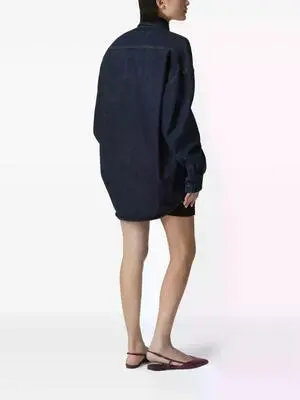 Missoni Logo-patch Chest-pocket Shirt - Blue
