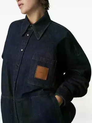 Missoni Logo-patch Chest-pocket Shirt - Blue