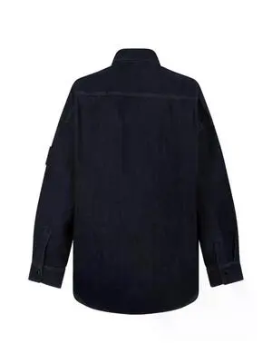 Missoni Logo-patch Chest-pocket Shirt - Blue