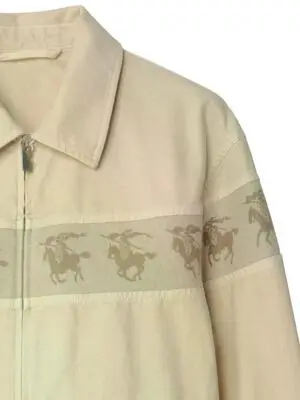 Burberry Equestrian Knight Panelled Jacket - Neutrals