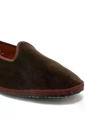 CAPULETTE Trim Loafers - Brown