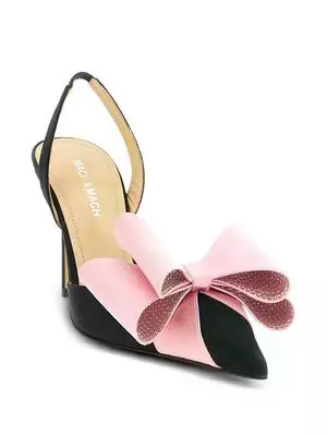 Mach & Mach Le Cadeau Bow-detail Pumps