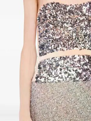 Rabanne Sequin-embellished Strap Dress