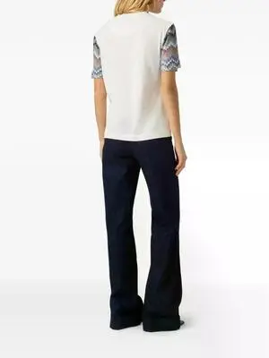 Missoni Zigzag-sleeve Crew-neck T-shirt