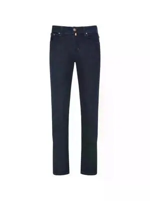 Jacob Cohen Logo-patch Trousers - Blue