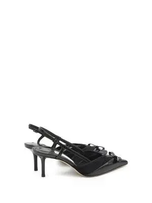 JIMMY CHOO Afia Tulle Bow Pumps