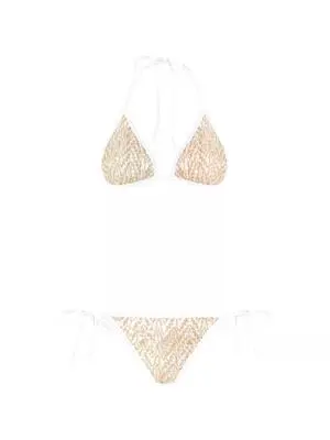 Missoni Triangle Bikini Set - Gold