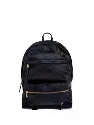 Paul Smith Zip Camouflage Backpack - Black