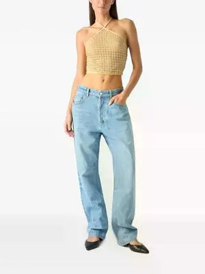 Missoni Crochet Halterneck Top - Neutrals