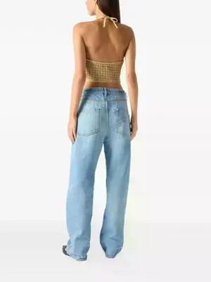Missoni Crochet Halterneck Top - Neutrals