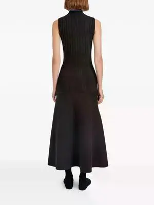Proenza Schouler White Label Ezme Ribbed-knit Dress - Black