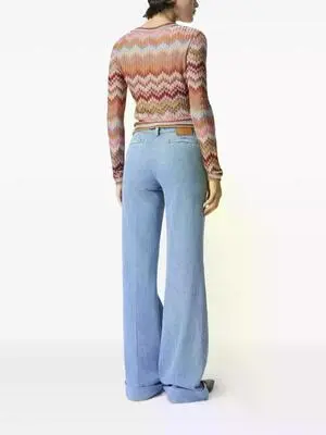Missoni Cuffed-hem Jeans - Blue