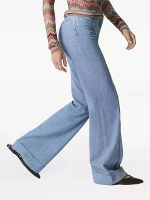 Missoni Cuffed-hem Jeans - Blue