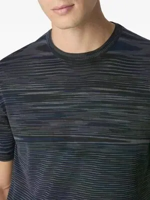 Missoni Striped Crew-neck T-shirt - Blue