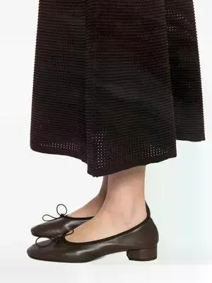 P.a.r.o.s.h Elastic-waist Midi Skirt - Brown