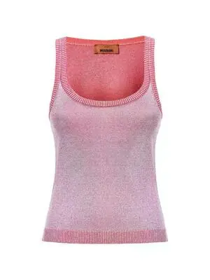 Missoni Scoop-neck Knitted Tank Top