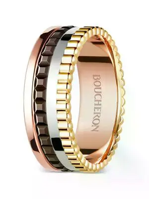 Boucheron Quatre Classique Three Gold-tone Ring