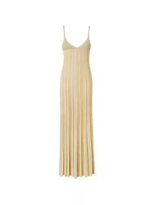 Missoni V-neck Ribbed Knit Maxi Dress
