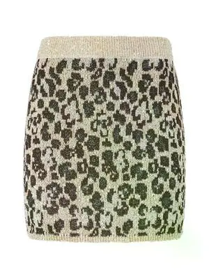 Missoni Animal-print Mini Skirt - Neutrals
