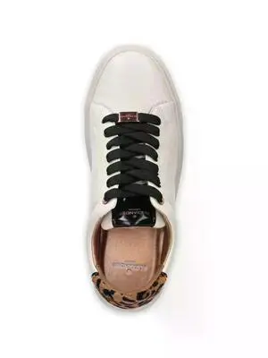 ALEXANDER SMITH Leopard-panel Sneakers