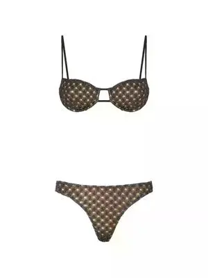 Missoni Patterned Cut-out Bikini - Black