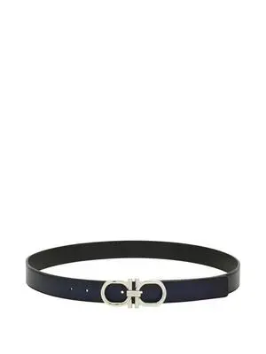 FERRAGAMO Gancini Buckle Adjustable Belt - Blue