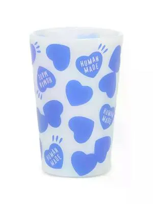 HUMAN MADE Heart-pattern Tumbler - Blue