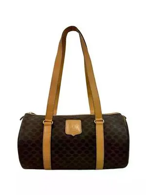 Celine 2014 Macadam Coated Canvas Shoulder Bag