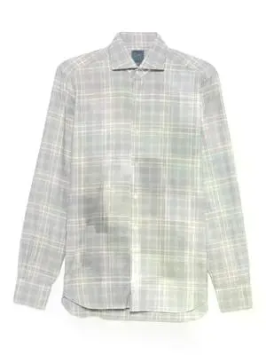 BARBA NAPOLI Plaid Buttoned Shirt