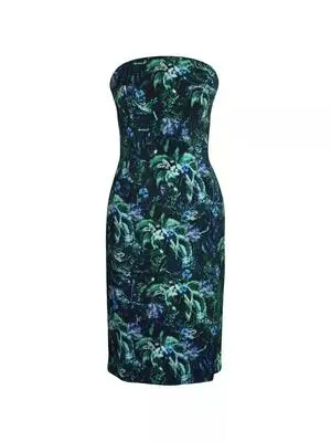 Erdem Floral Print Strapless Dress