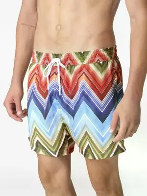 Missoni Zigzag-print Swim Shorts