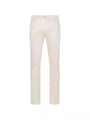 Jacob Cohen Logo-patch Trousers - Neutrals