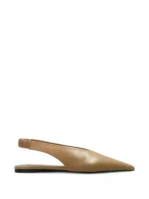 Ami Point-toe Elasticated Flat Pumps