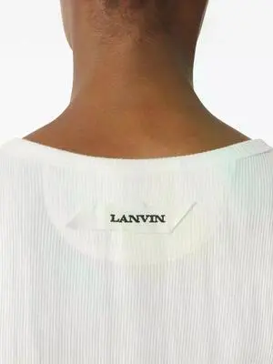 LANVIN Embroidery-logo Tank Top