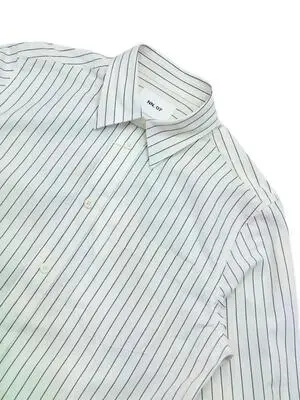Nn07 Striped Patch-pocket Shirt