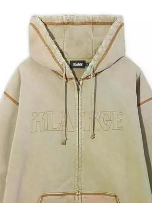 XLARGE Embroidered Zip-up Hoodie