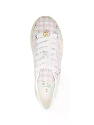 Valentino Garavani Gingham Platform Sneakers